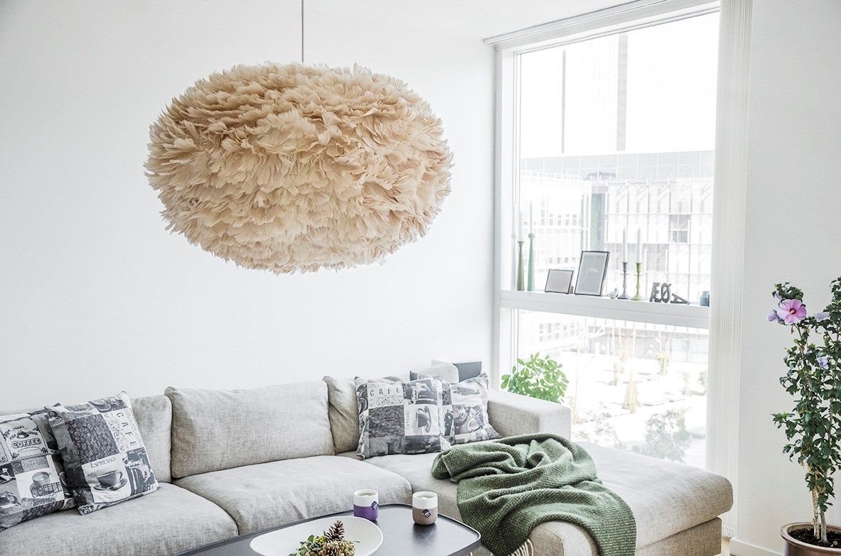 UMAGE - Eos lampa X-large - ljusbrun - Köp här, fri frakt!